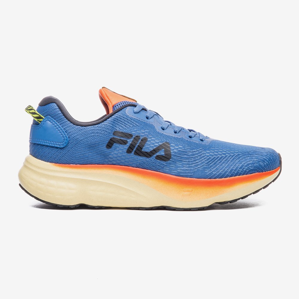 Tênis Fila Maxximus Azul e Alaranjado Masculino - Hupi B2B