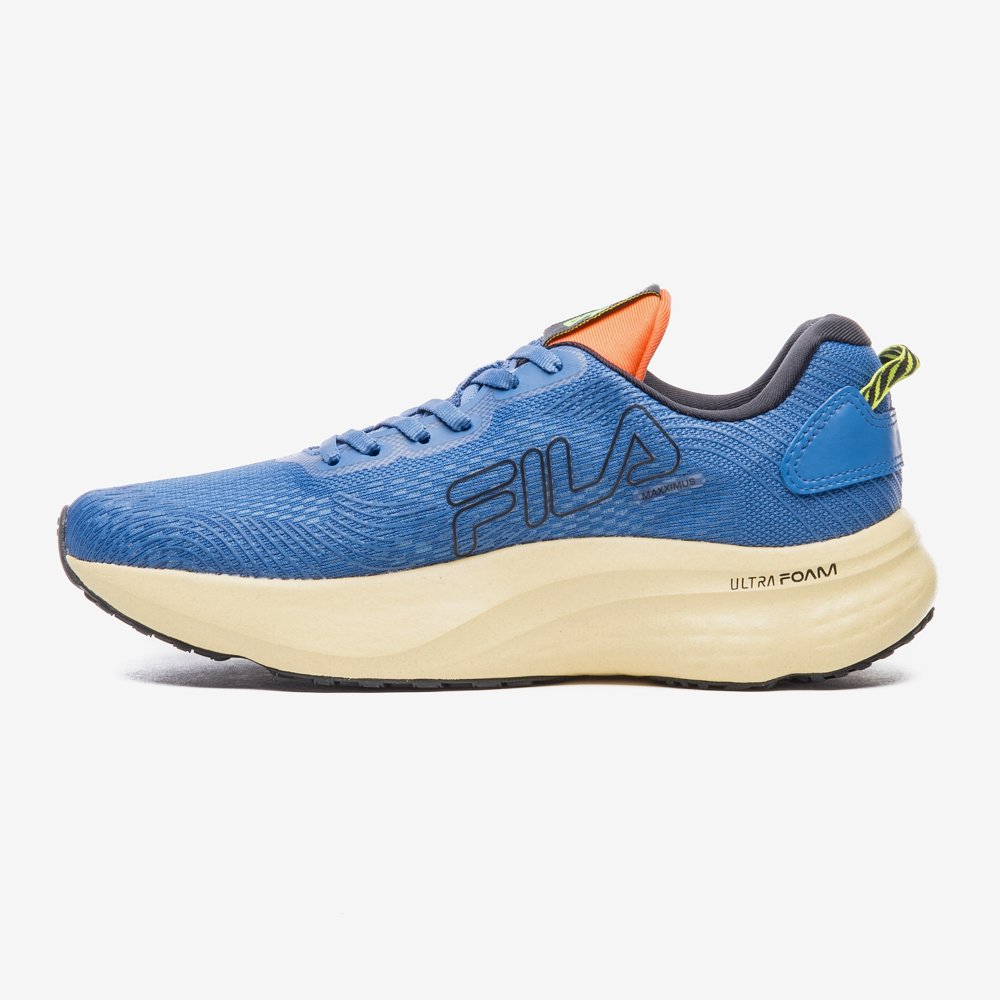 Tênis Fila Maxximus Azul e Alaranjado Masculino - Hupi B2B