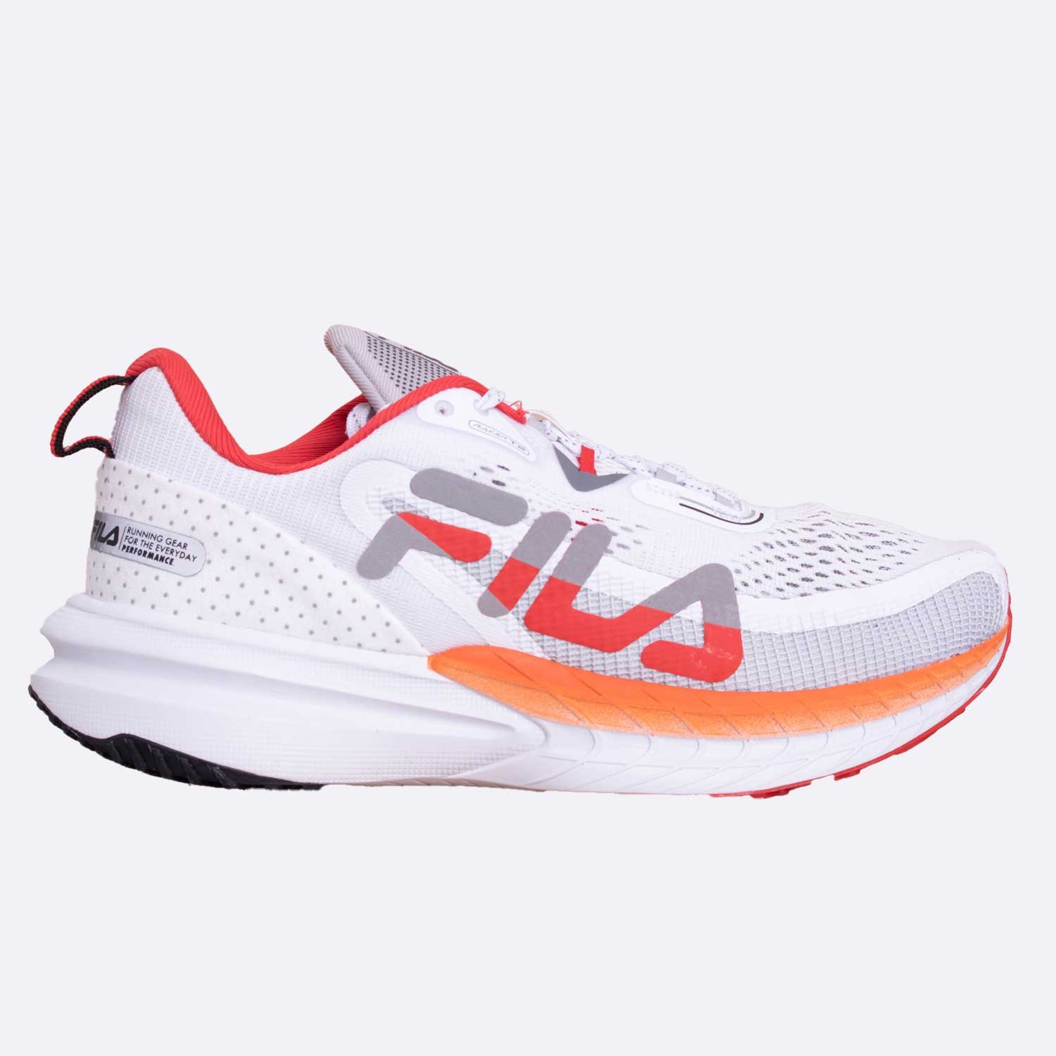Tênis Fila Racer T2 Masculino Branco, Vermelho e Laranja - Hupi B2B